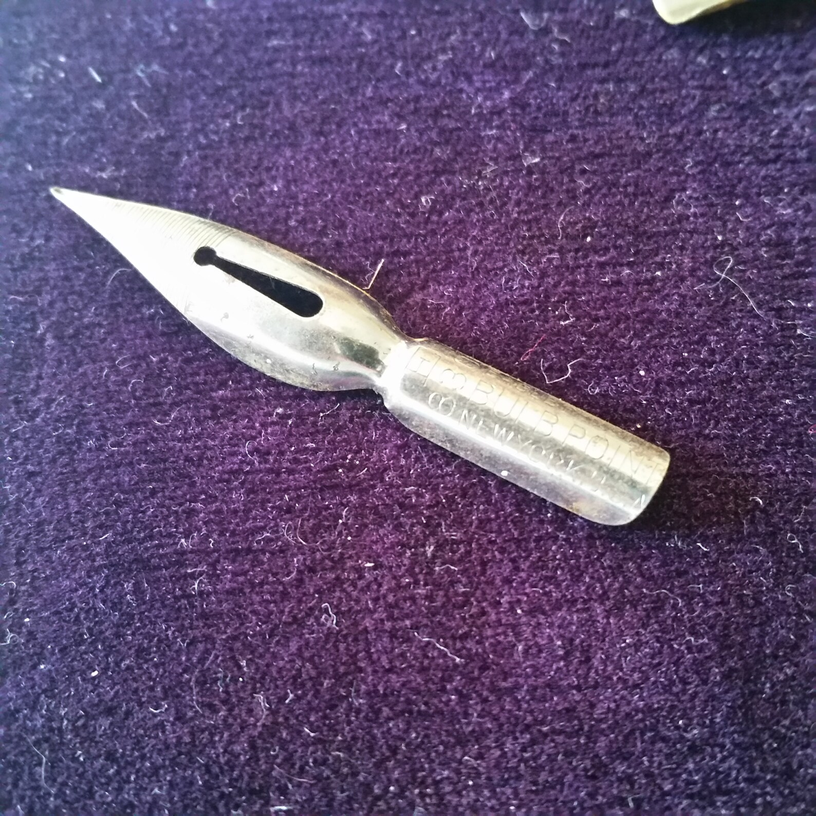Eagle Pencil Co Bulb Point Pen Nib for Dipping Ink Pen. Edwardian ...