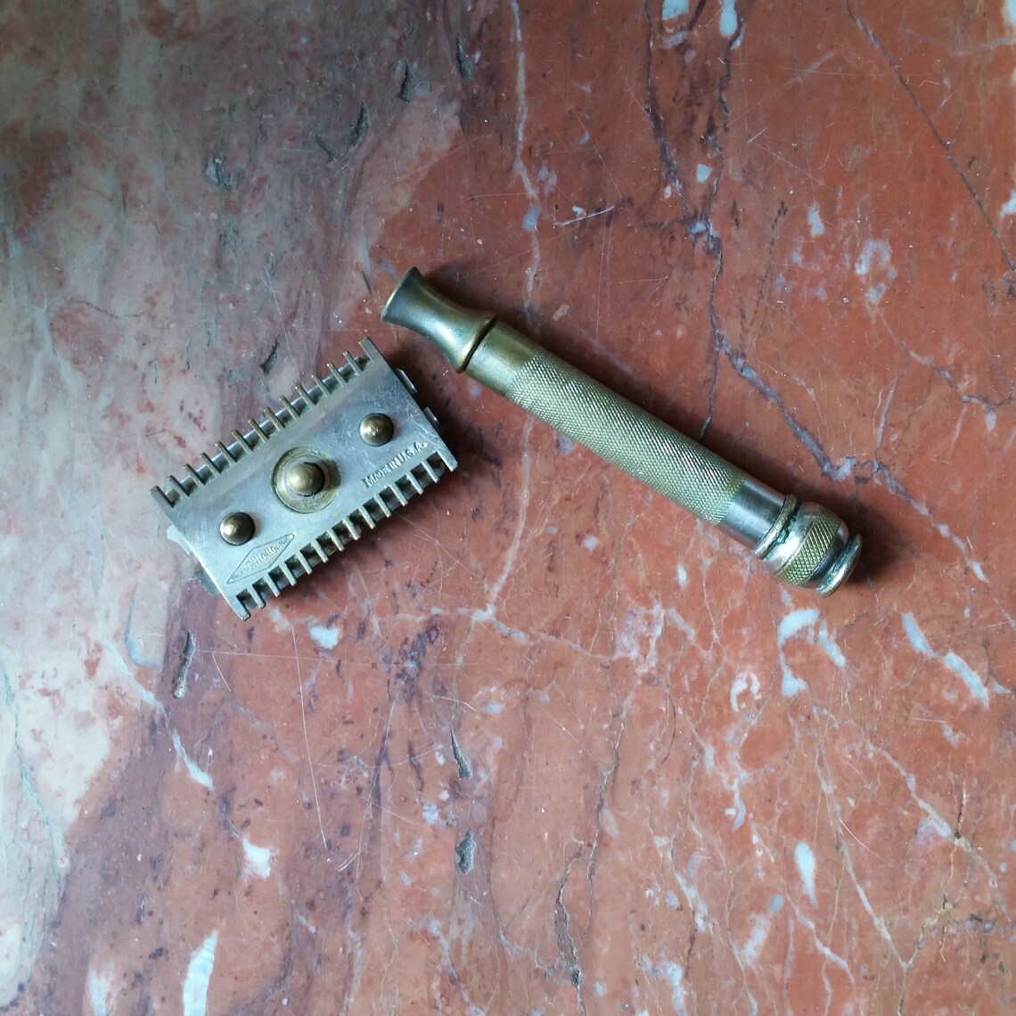 WW1 GILLETTE SAFETY RAZOR Brass Open Comb and Double Edged - Etsy