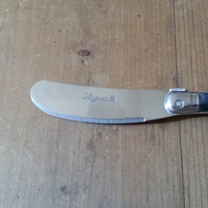 Vintage French Laguiole Butter Knife With Classic Handle in Marbled ...