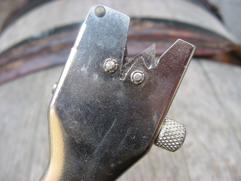 1950s UNUSUAL FRENCH SHARPENER for Knives Scissors Hatchets - Etsy