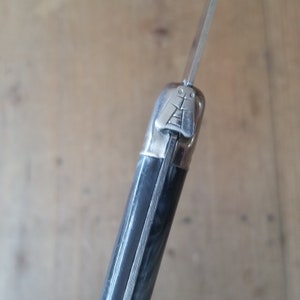 Vintage French Laguiole Butter Knife With Classic Handle in Marbled ...