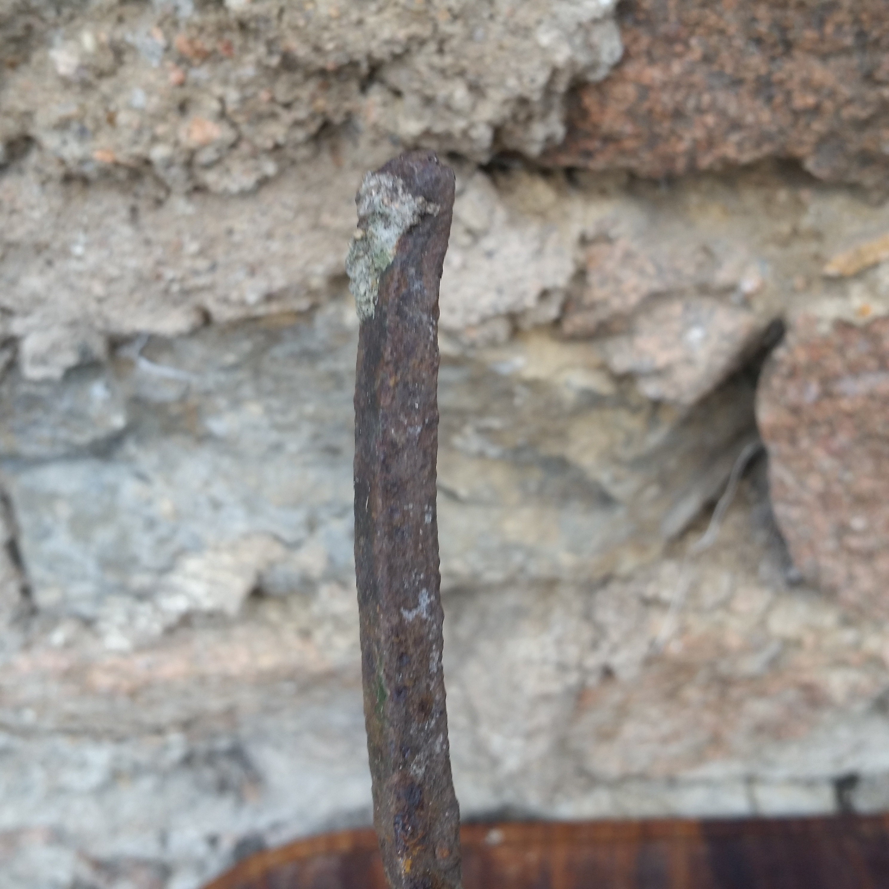 Antique BLACKSMITH BARN SPIKE rectangular head square shank. | Etsy