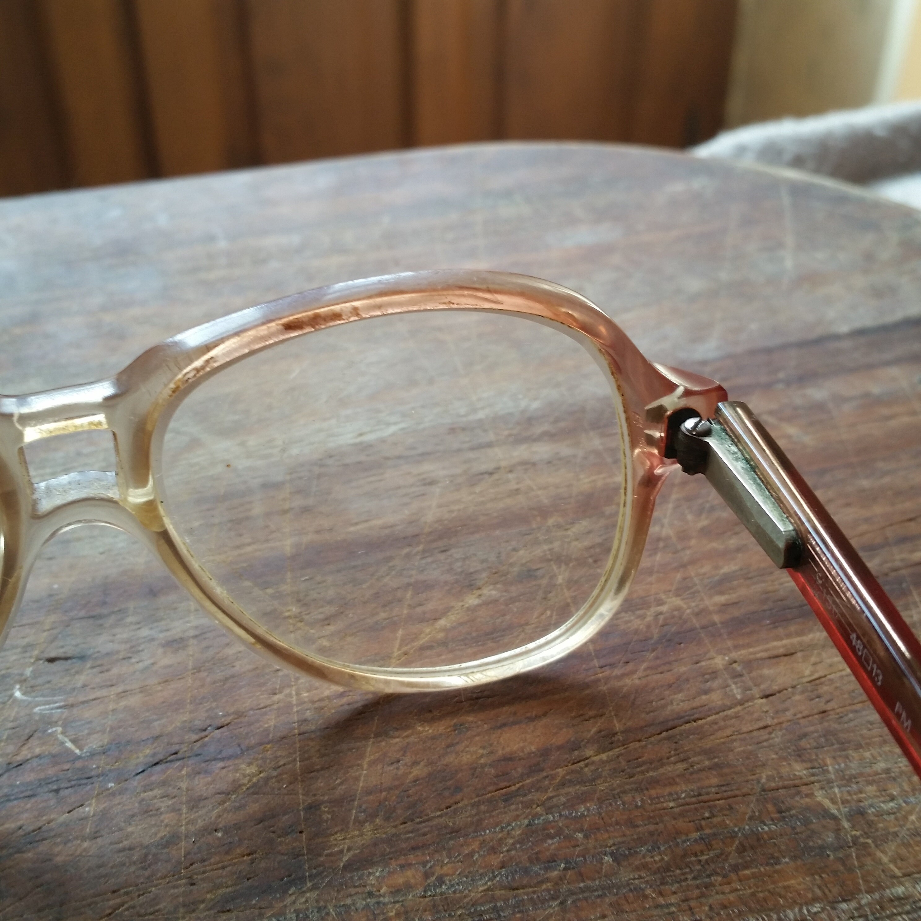 1970s LOGO PARIS EYEGLASSES, French Vintage Boho Frames in Tinted Red ...