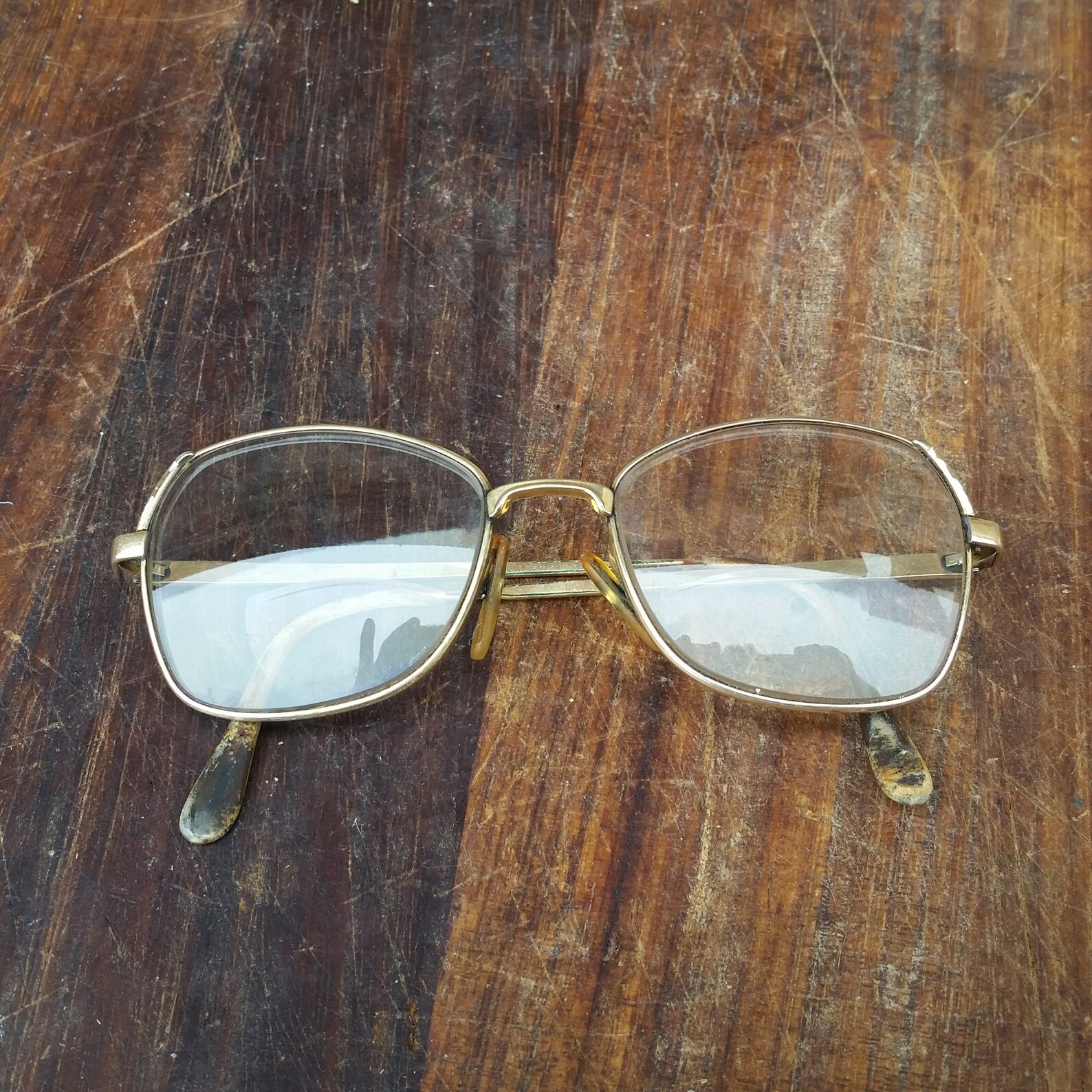 Vintage FRENCH BOURGEOIS EYEGLASSES with aviator style boho | Etsy