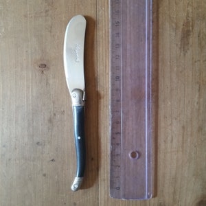 Vintage French Laguiole Butter Knife With Classic Handle in Marbled ...