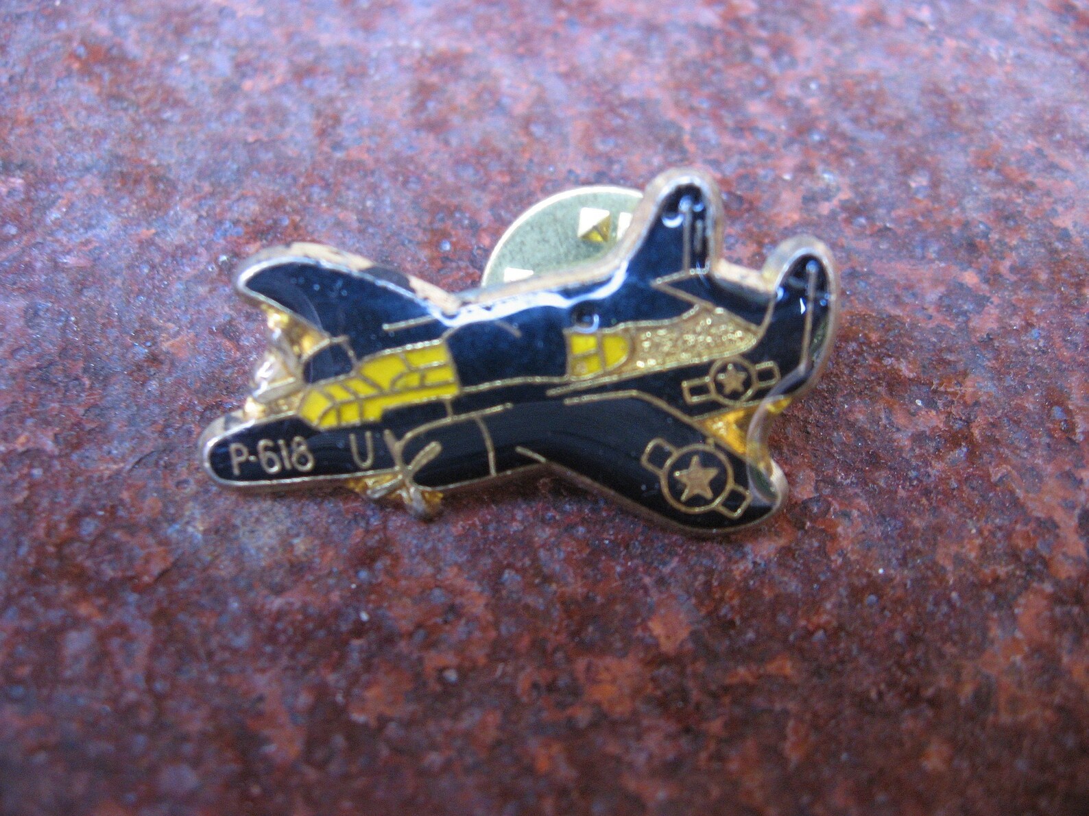 Vintage BOMBER AIRCRAFT Enamel Lapel Pin Twin Boom P-618. - Etsy