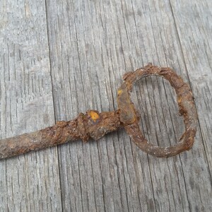 Antique FRENCH RUSTY KEY for Front Door of House in France. Rustic ...