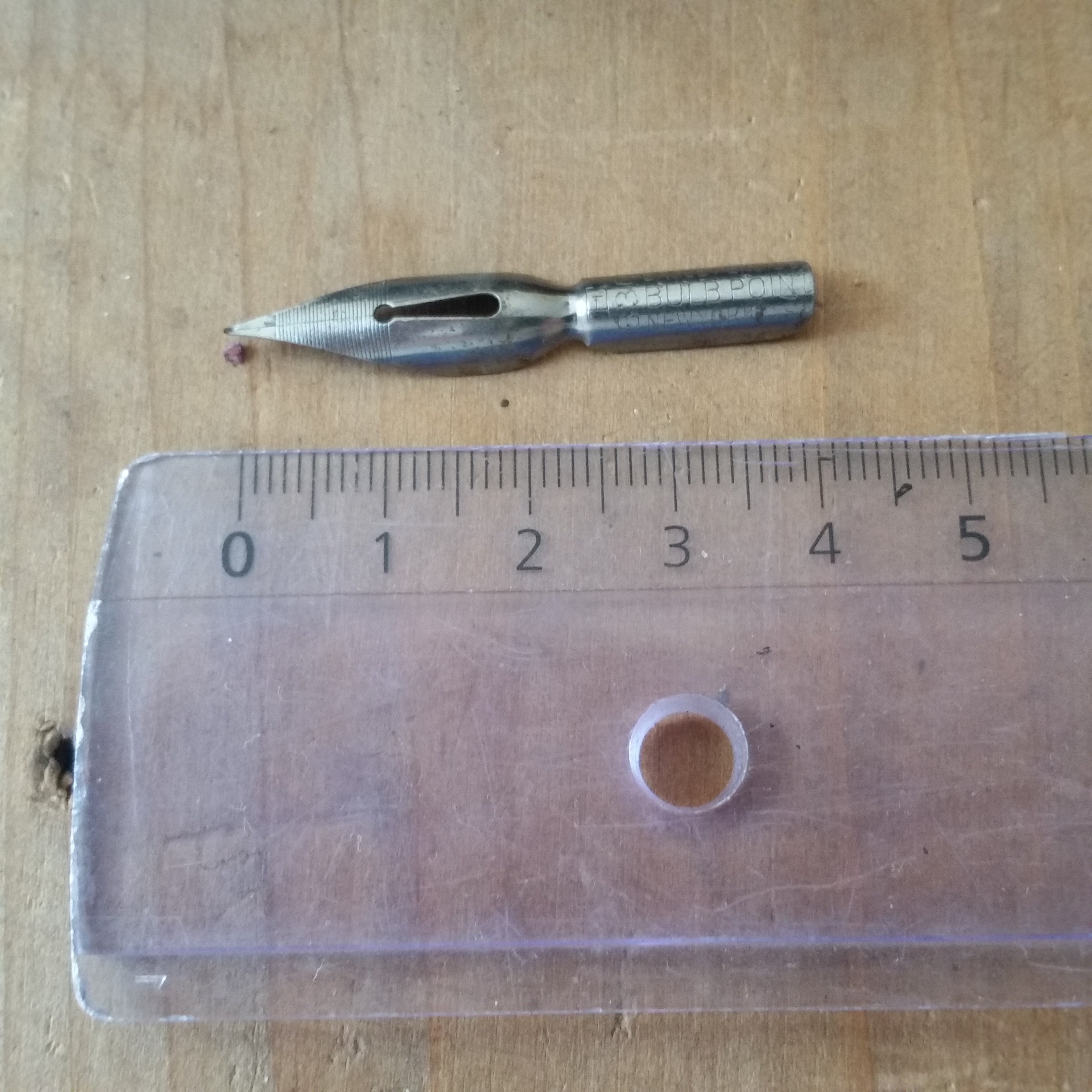 Eagle Pencil Co Bulb Point Pen Nib for Dipping Ink Pen. Edwardian ...