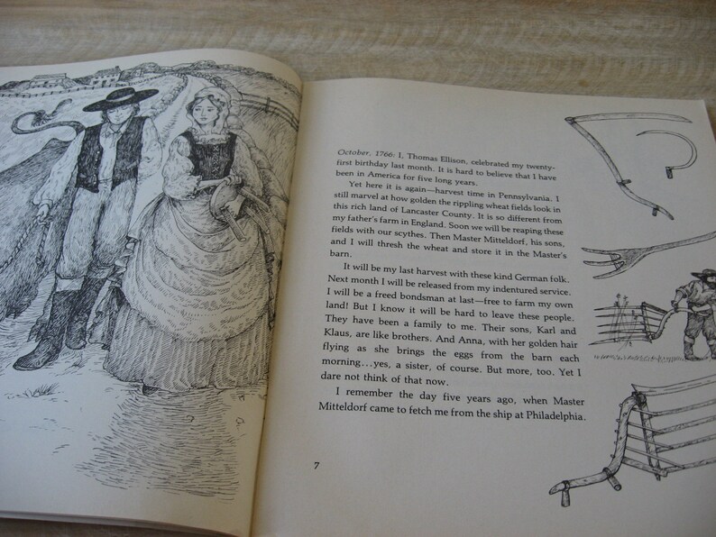 1982 THE FARM BOOK of Life in Colonial Pennsylvania. A Fun History ...