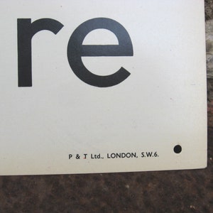 1960s A is for APPLE CORE POSTER. Unique Vintage Country Kitchen Wall ...