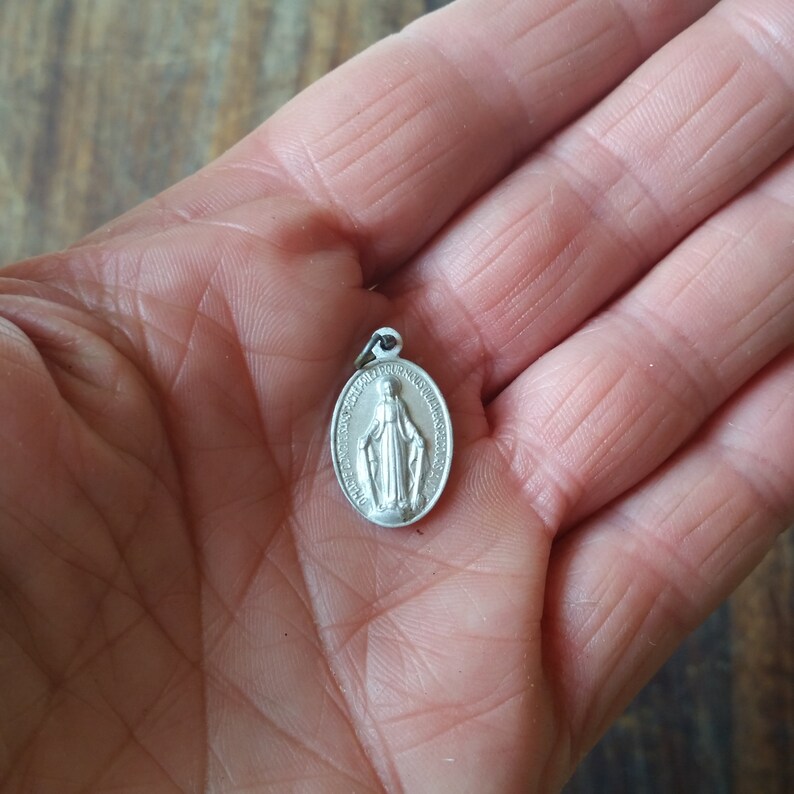 1940s VIRGIN MARY and St CATHERINE Catholic Charm. Vintage - Etsy