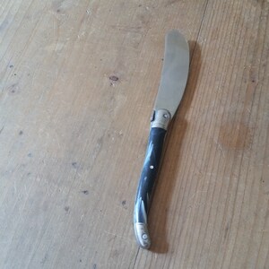 Vintage French Laguiole Butter Knife With Classic Handle in Marbled ...