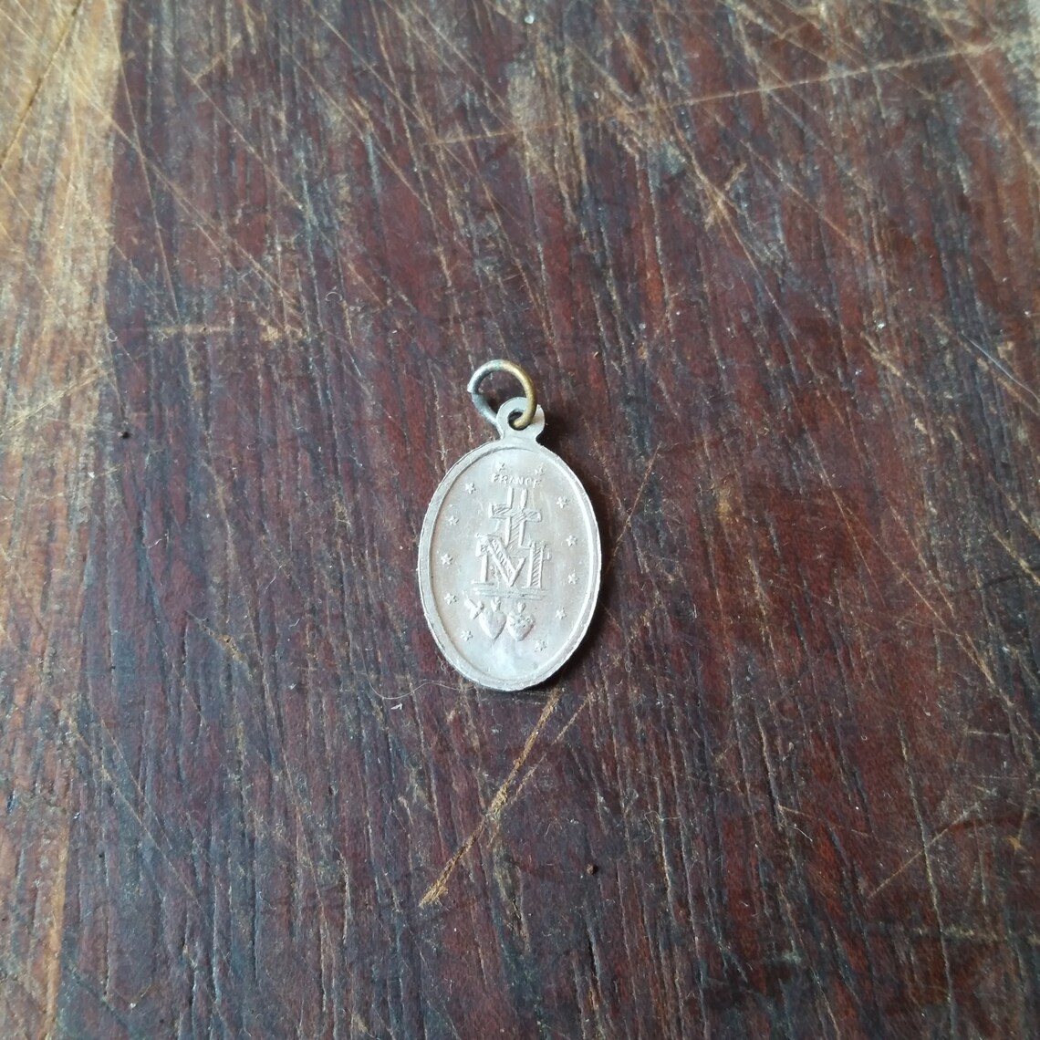 1940s VIRGIN MARY and St CATHERINE Catholic Charm. Vintage - Etsy