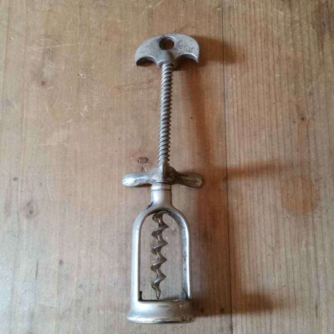 Antique FRENCH PROPELLER CORKSCREW, Perille Fly Nut Design. Functioning ...