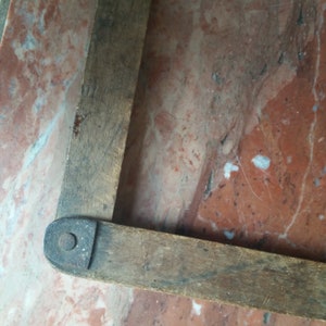 Antique Measuring Square, Adjustable, for Carpenter or Builders ...