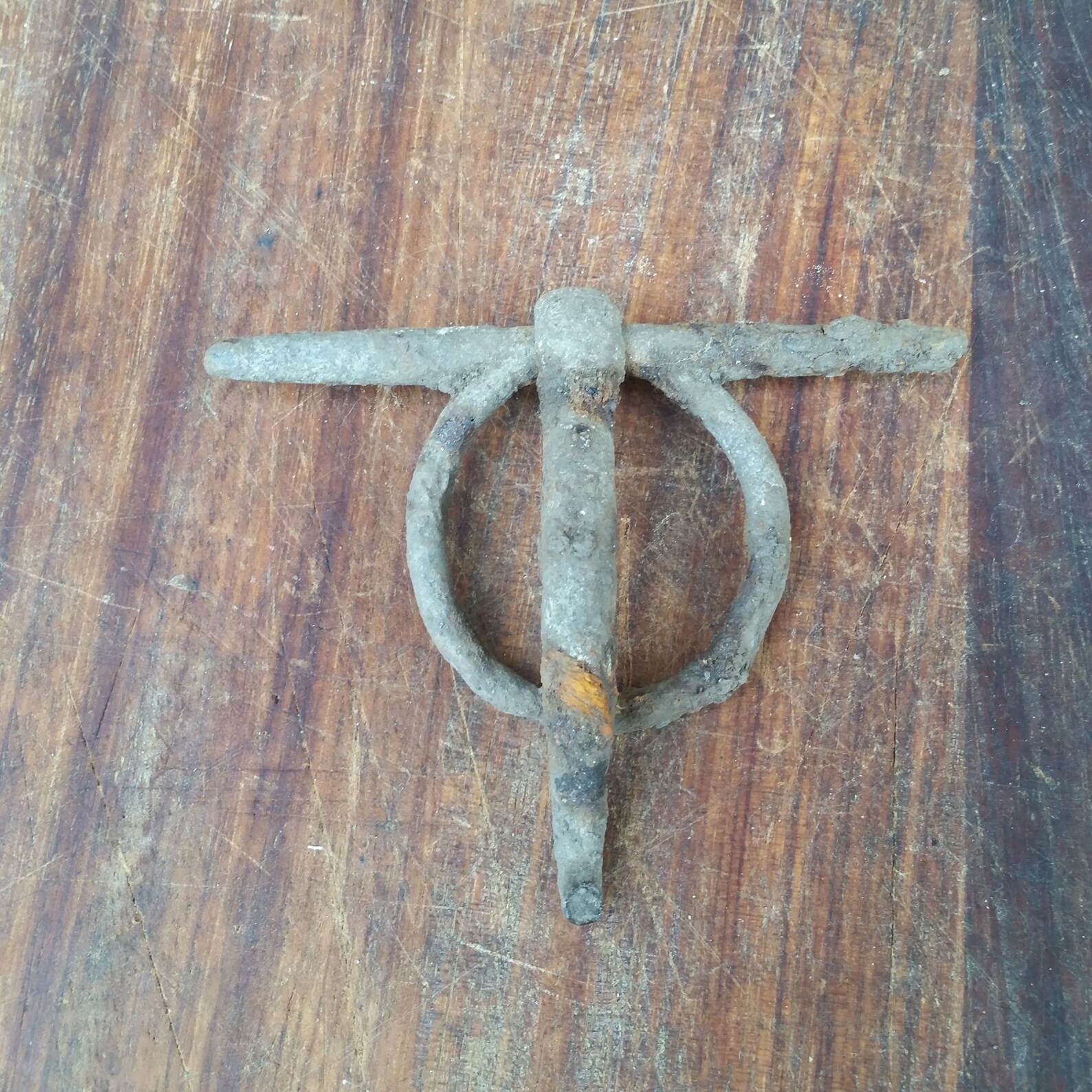 French antique HORSE TETHERING RING blacksmith made with wall | Etsy