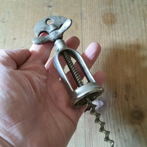 Antique FRENCH PROPELLER CORKSCREW, Perille Fly Nut Design. Functioning ...