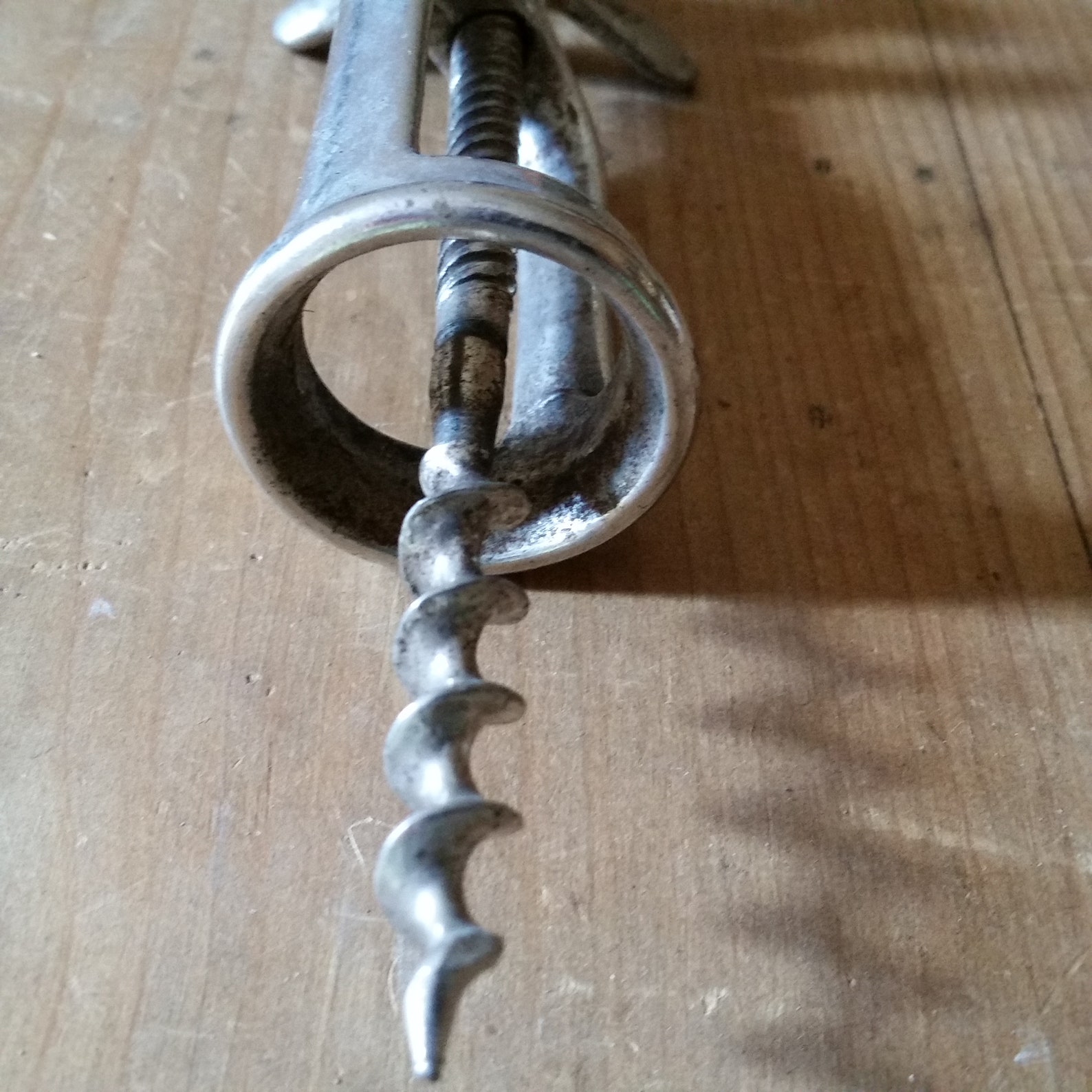 Antique FRENCH PROPELLER CORKSCREW, Perille Fly Nut Design. Functioning ...