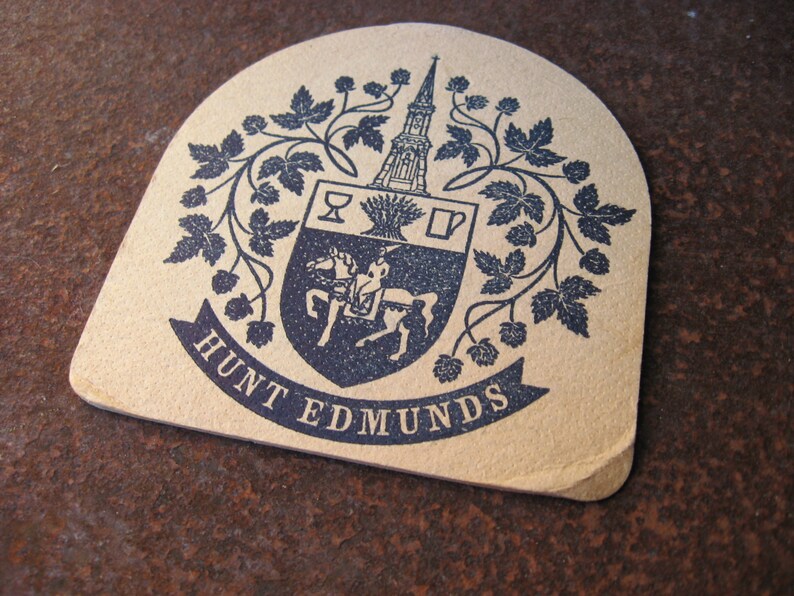 Vintage BANBURY BREWERY COASTER for Hunt Edmunds Beer. English - Etsy
