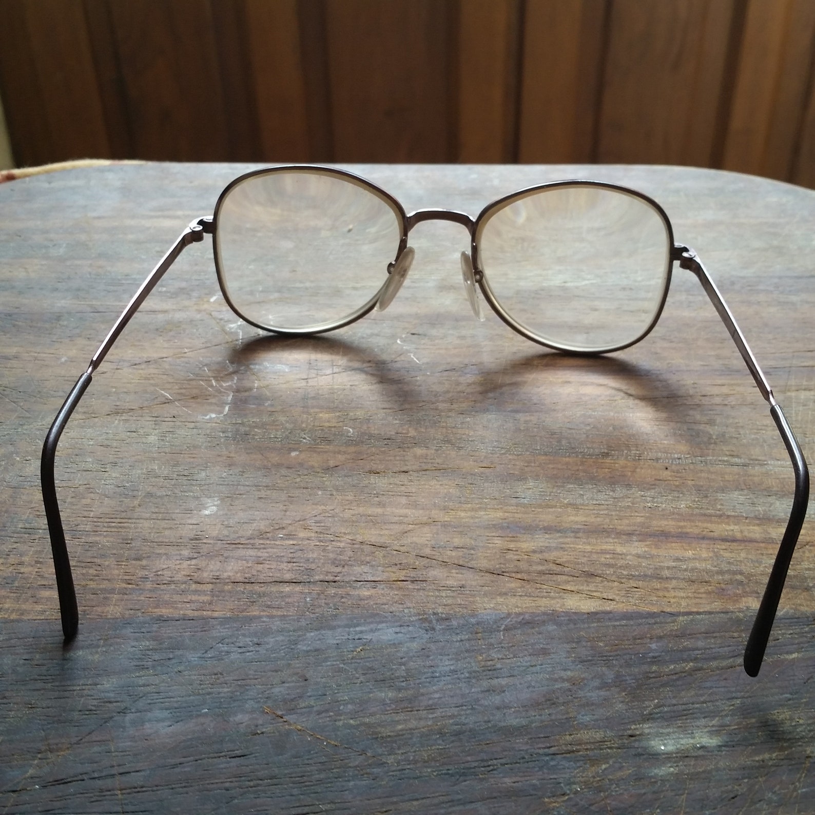 1980s LOGO PARIS EYEGLASSES, French Vintage Boho Frames in Bronze Metal ...
