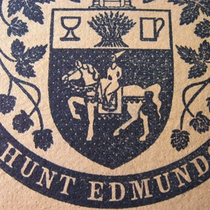 Vintage BANBURY BREWERY COASTER for Hunt Edmunds Beer. English Early ...