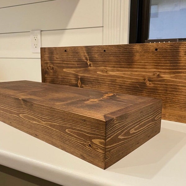 Cedar Floating Shelf - Etsy