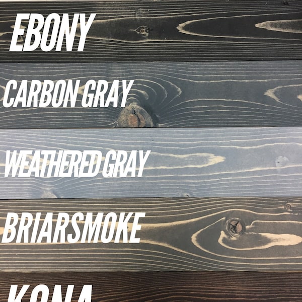 Pine Stain Samples - Etsy
