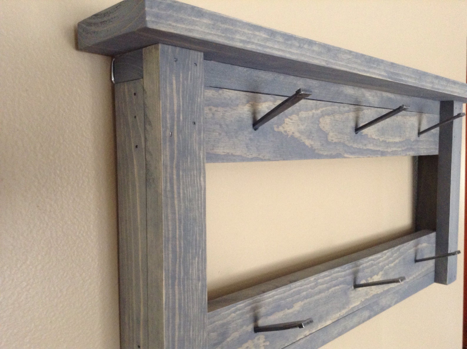 Farmhouse Mug Rack Small Coffee Mug Rack Small Cup Holder - Etsy