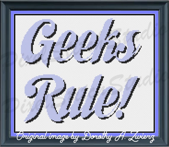 Geeks Rule Nerdy Geeky Love Techie Subversive And Funny Etsy 