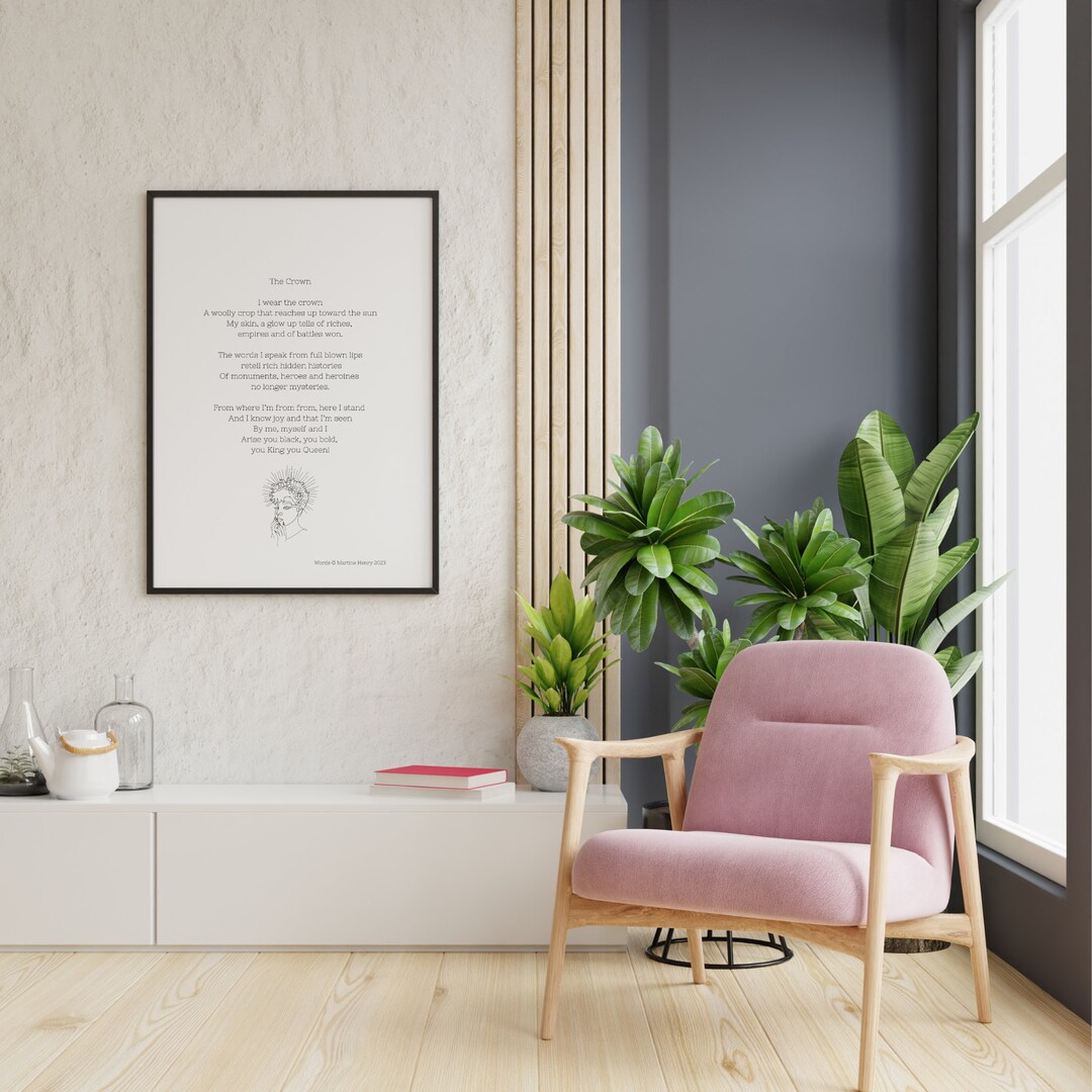 The Crown - Original Poetry Print A4 (digital Download) - Poem About ...