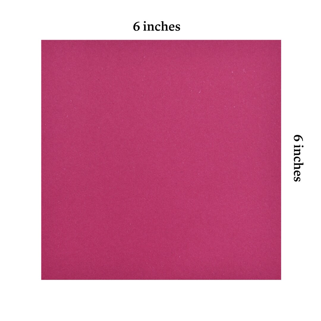 100 Origami Paper Sheets - 6x6 Inches - Square Paper Pack for Folding ...