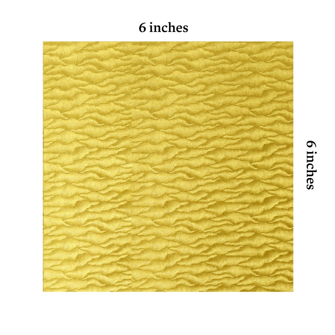 100 Gold Cloudy Origami Paper Sheets – 6x6 Inch Folding Pack for Cranes ...