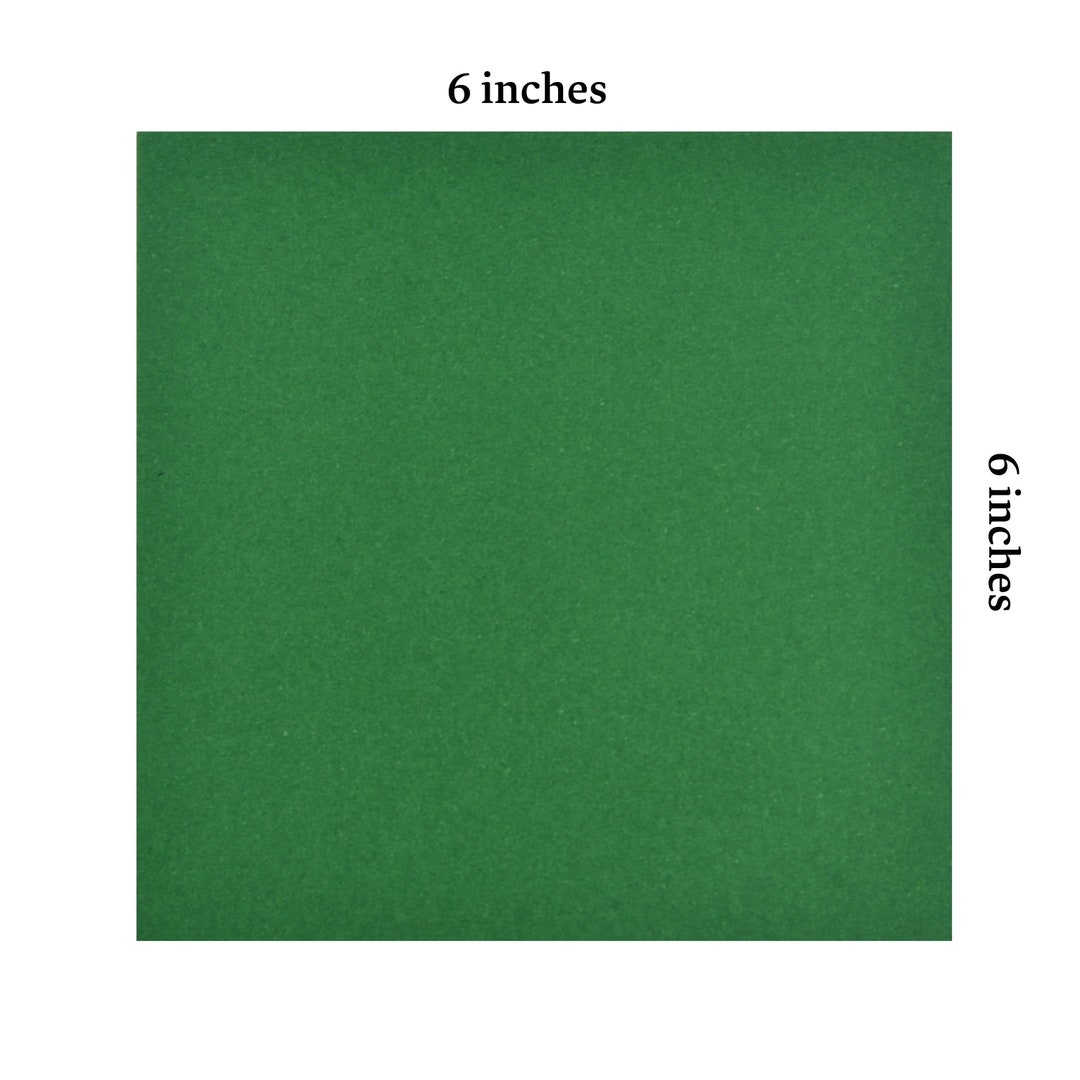 100 Greenorigami Paper Sheets - 6x6 Inches - Square Paper Pack for ...