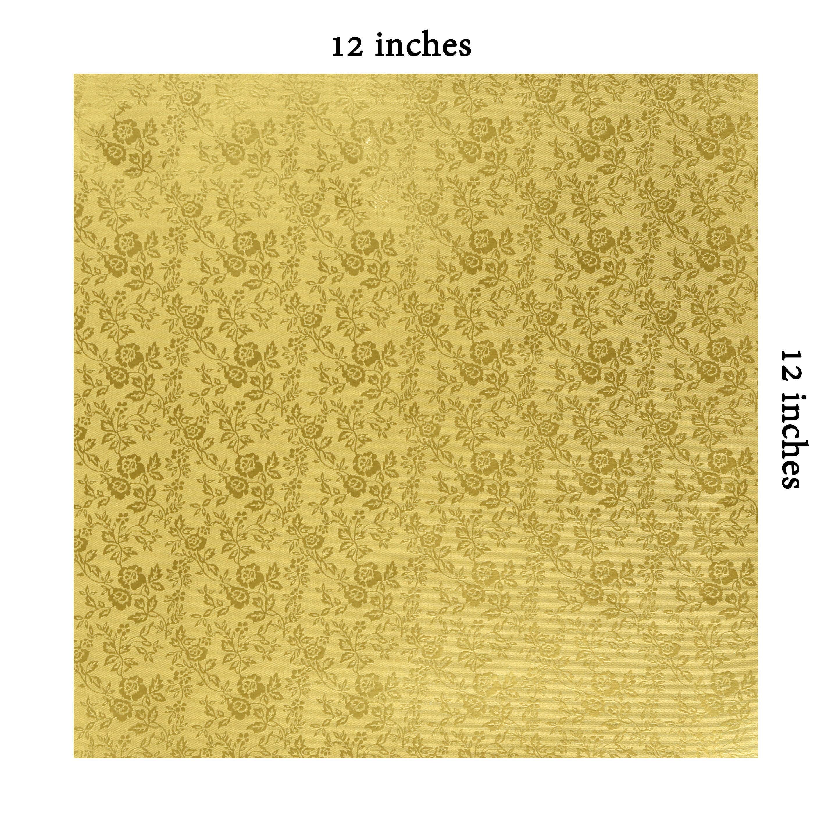 12 Sheets 12x12 Gold Pearl Coated Origami Card Stock, 125GSM: Ideal for ...