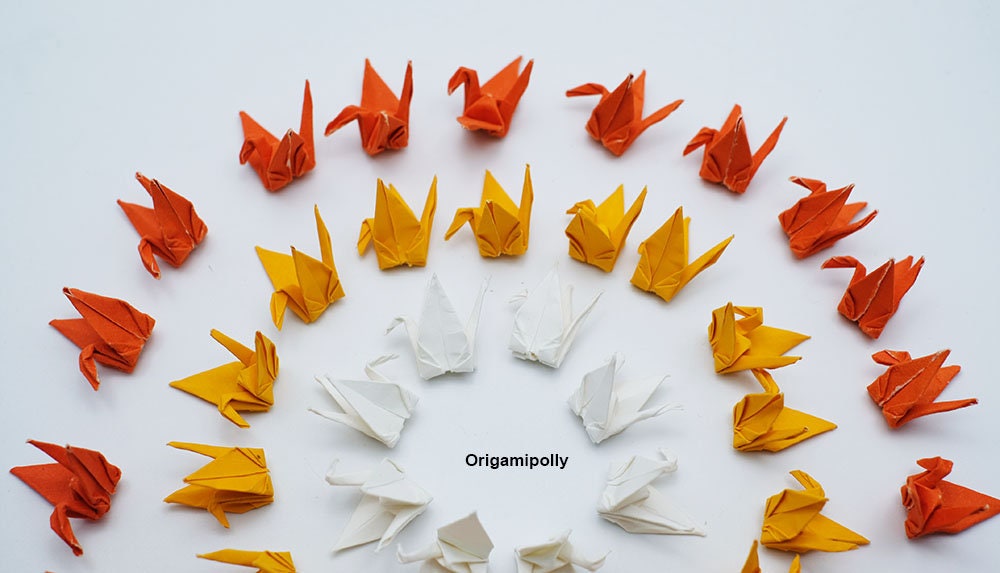 100 Origami Paper Crane for sale 1.5 inch Origami Cranes | Etsy