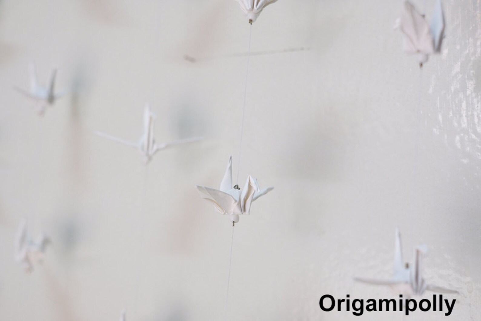 20 String 500 Crane Origami Crane Garland Ivory Small 1.5 Inch - Etsy