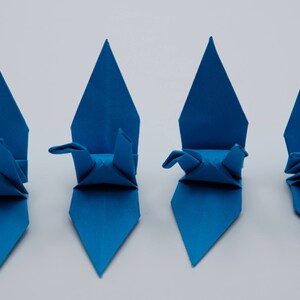 1000 Origami Paper Crane Dark Blue7.5cm 3 Inched Origami - Etsy