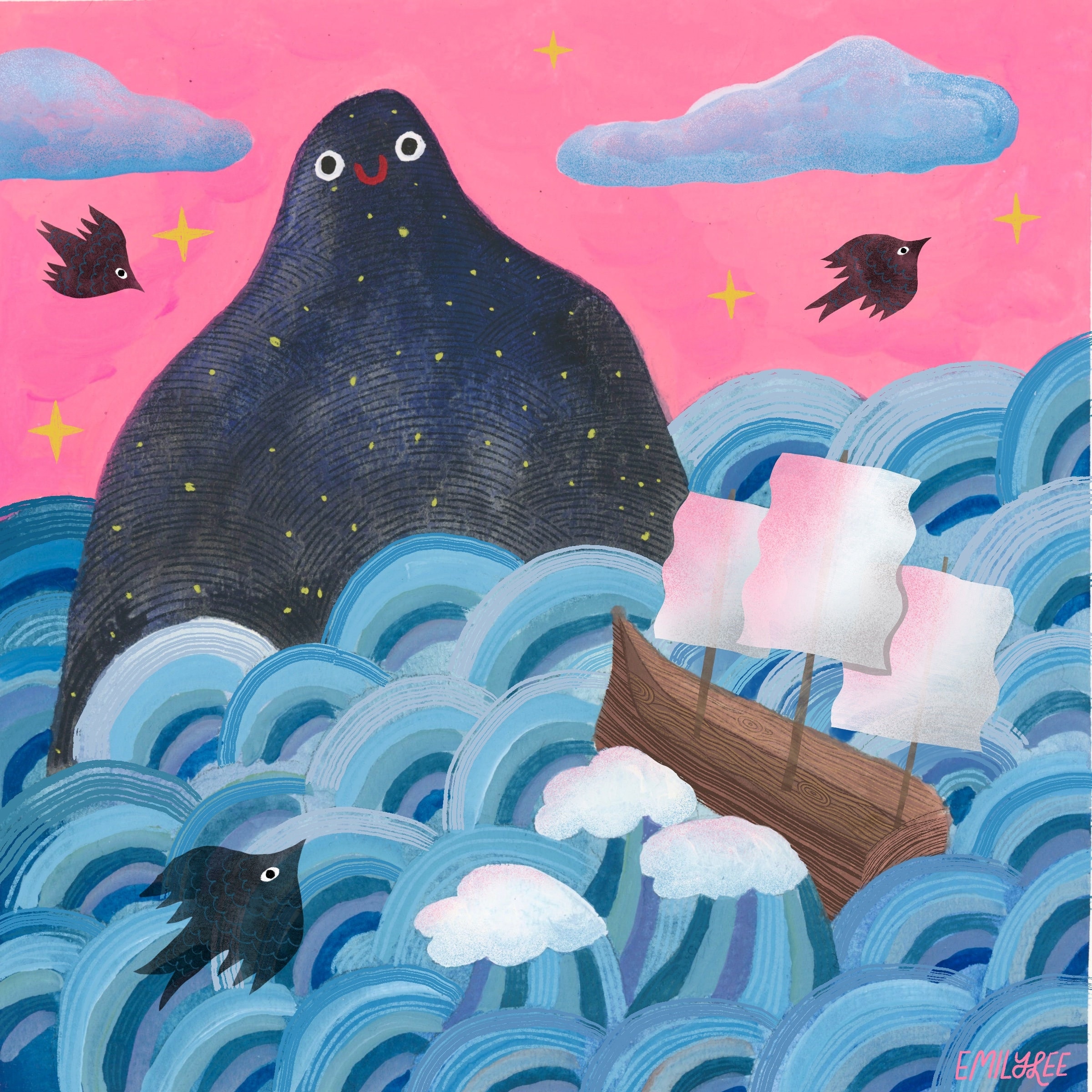 Japanese Sea Monster Art