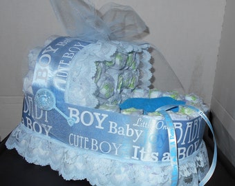 Diaper cake bassinet | Etsy
