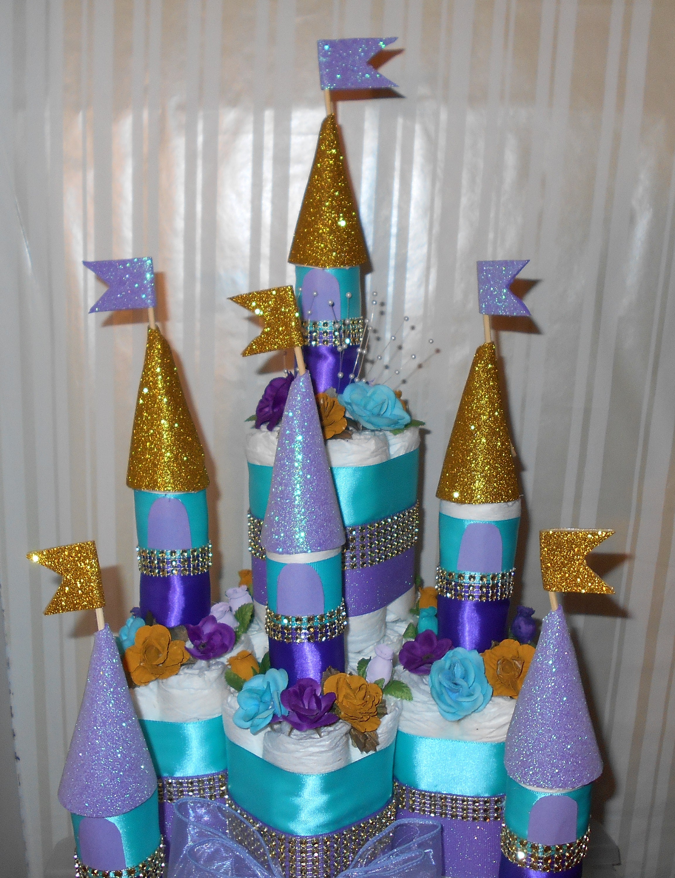Royal Castle Diaper Cake Princess Prince Choose Your Own Colors Baby ...
