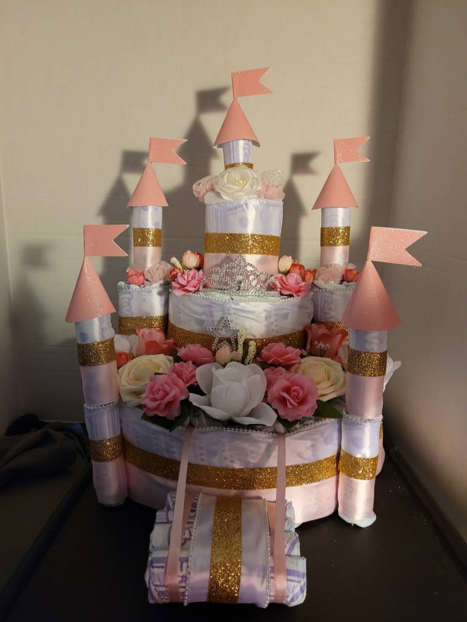 Royal Castle Diaper Cake Princess Prince Choose Your Own Colors Baby ...