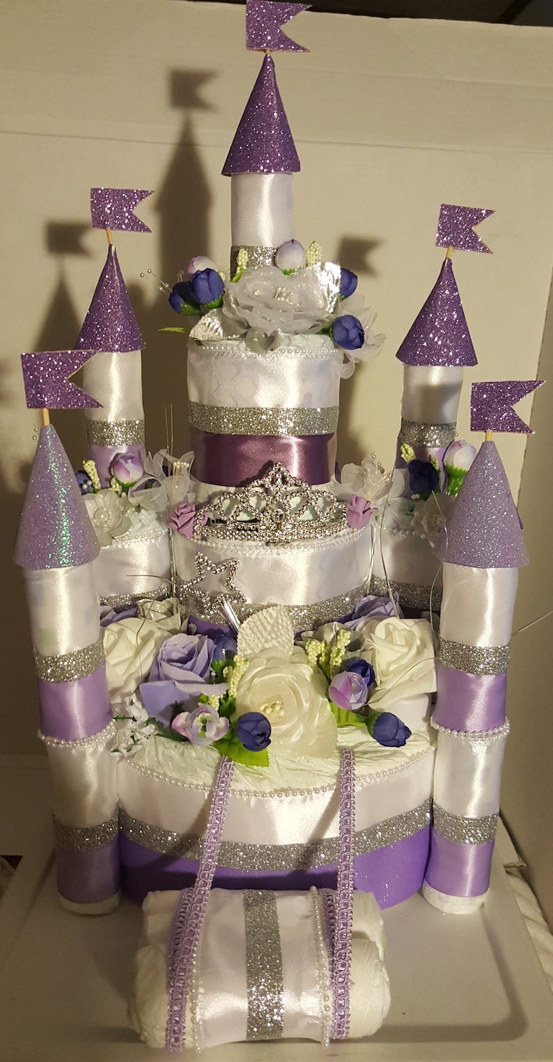Royal Castle Diaper Cake Princess Prince Choose Your Own Colors Baby ...