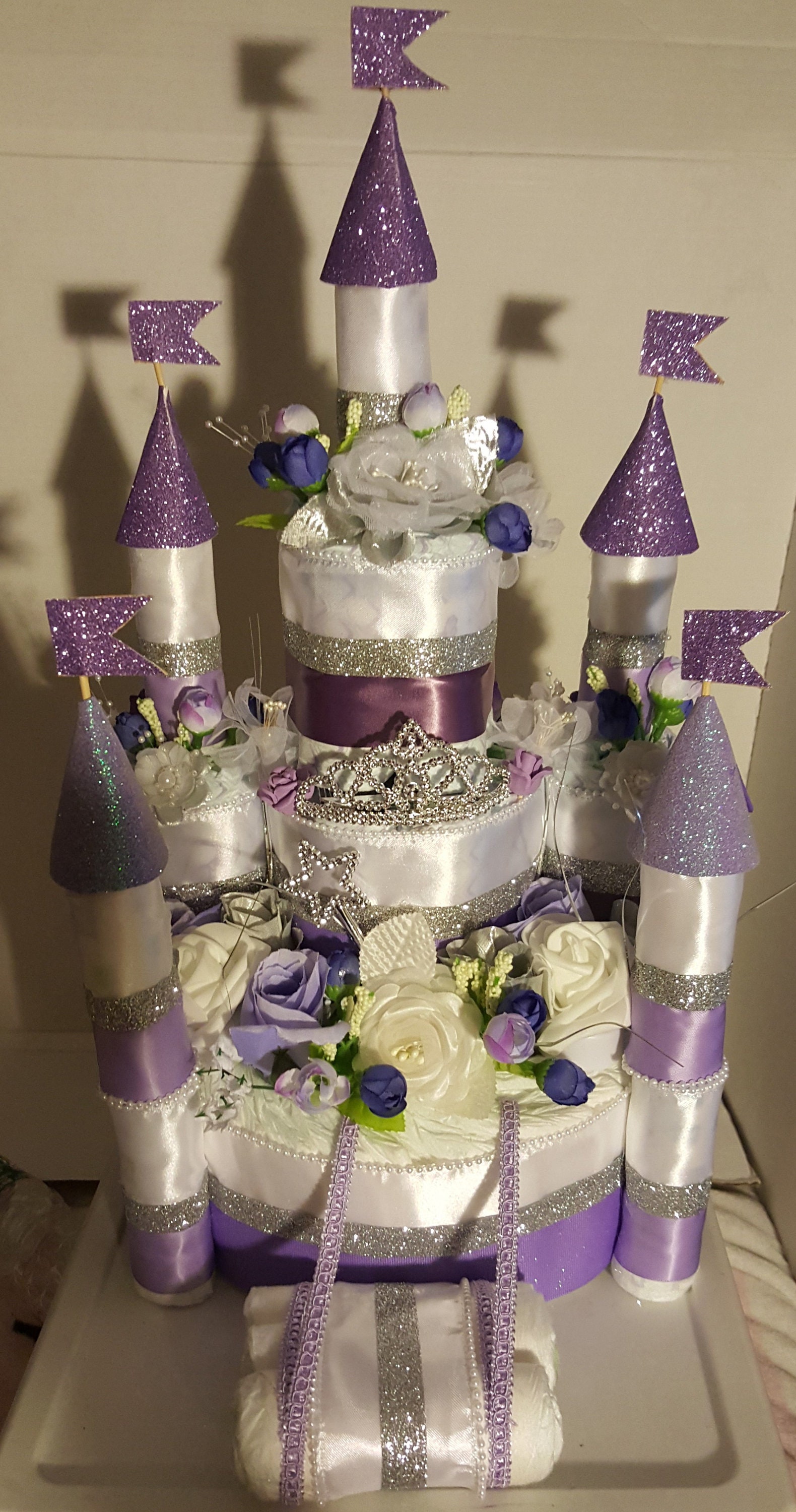 Royal Castle Diaper Cake Princess Prince Choose Your Own Colors Baby ...