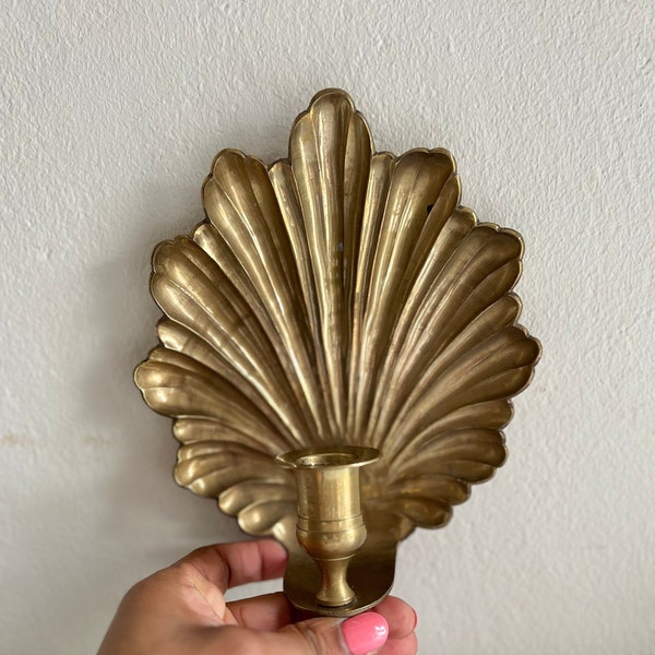 Shell Wall Sconce Vintage - Etsy