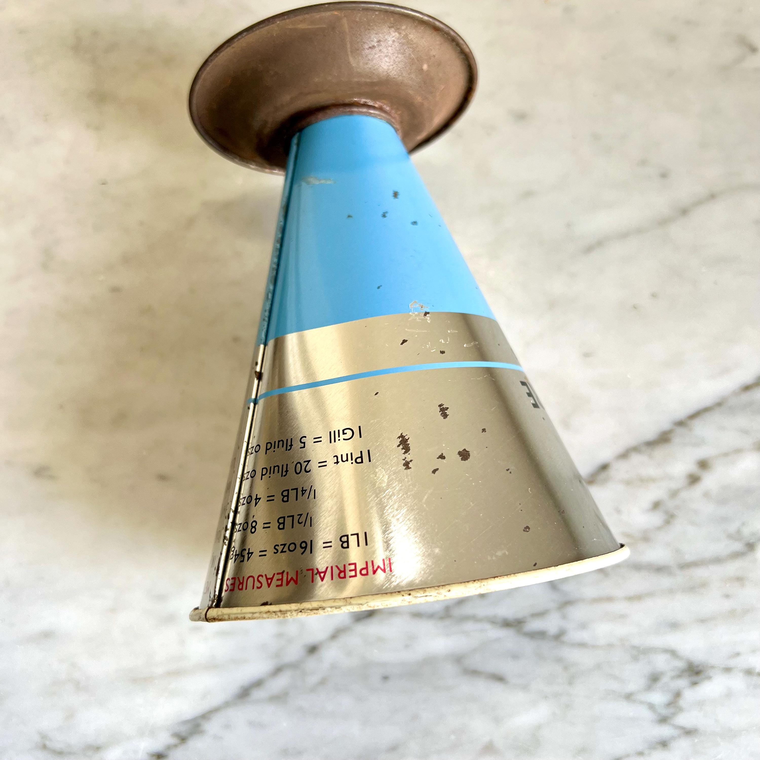 Vintage Tala Cook's Measure Cone: Blue & Silver Baking Tool - Etsy