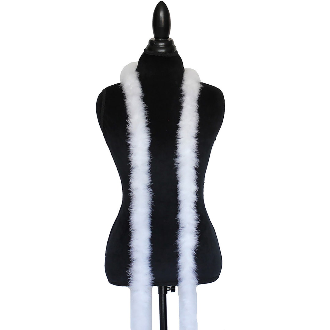 White 15 Grams Marabou Feather Boa 6 Feet Long Crafting Sewing Etsy white-15-grams-marabou-feather-boa-6-feet-long-crafting-sewing-etsy