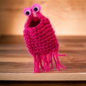 Mini Yip Yip Party Favor, Treat Bag, Finger Puppet Eyes - Pink - Etsy