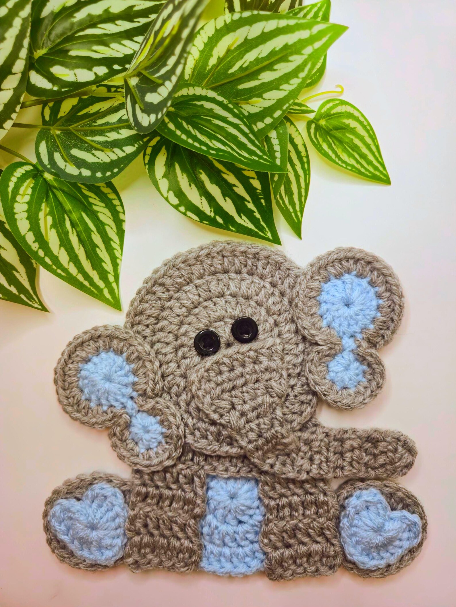 Elephant Applique: Custom Colors, DIY Craft - Etsy