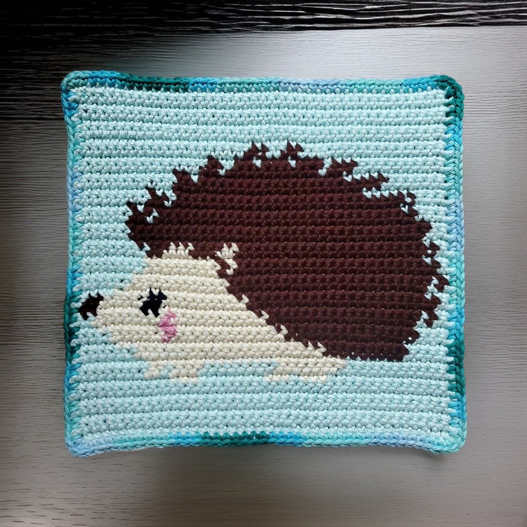 Hedgehog Bowl Cozy Mat, Small Plate Saucer Mat, Hot Pad, Hedgie Mat - Etsy