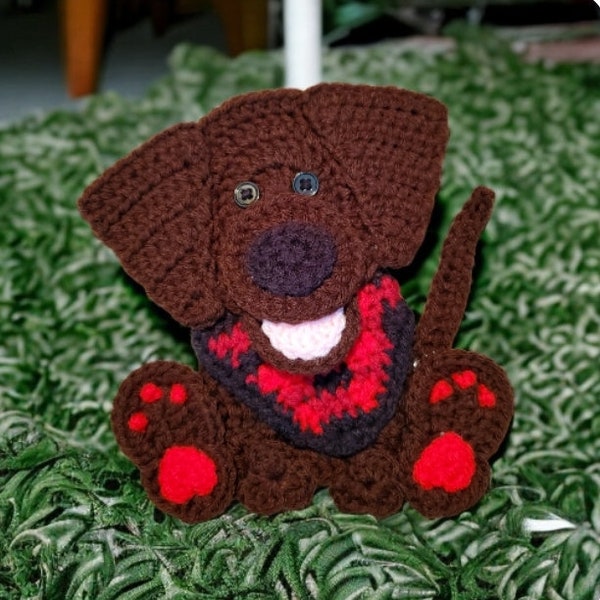 Chocolate Lab Patch - Etsy